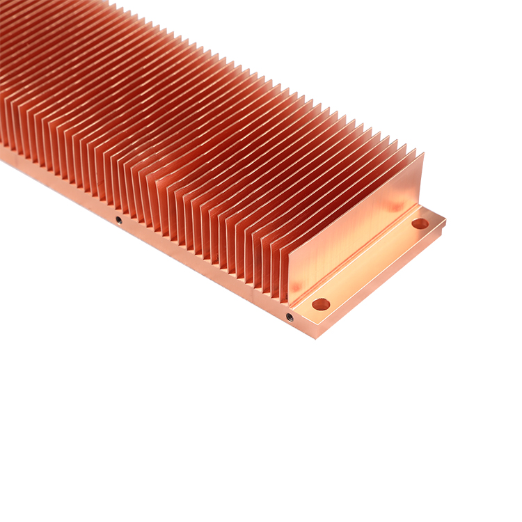 Skived Fin Custom Copper Heat Sink - Winshare Thermal